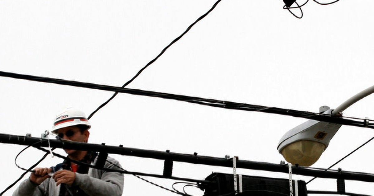 No more landlines: Verizon won't fix storm damaged wires - CBS News