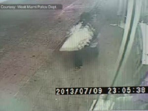 "Bra bandit" is snapped on camera, say Miami cops - CBS News