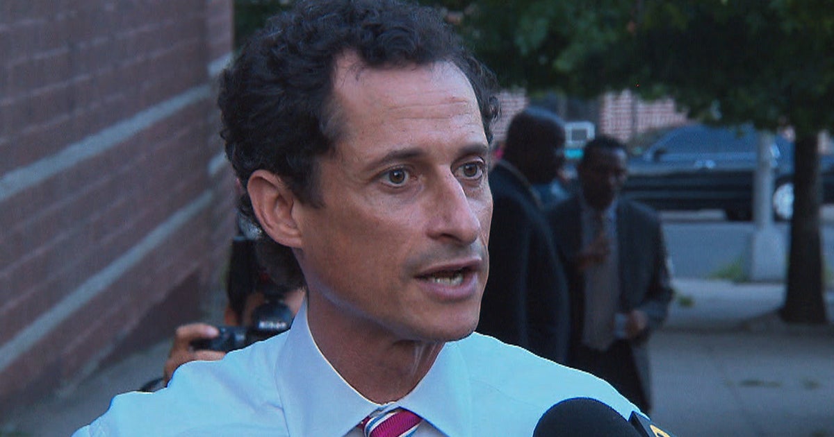 Anthony Weiner slips to fourth place in new poll - CBS News