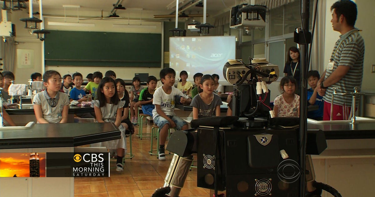 Robots in the classroom the future of education? - CBS News