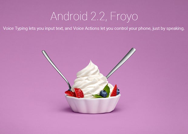 Google's sweet Android nicknames