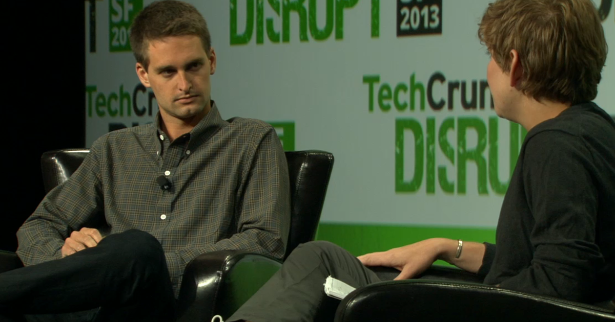 Snapchat CEO Evan Spiegel talks sexts and growth - CBS News