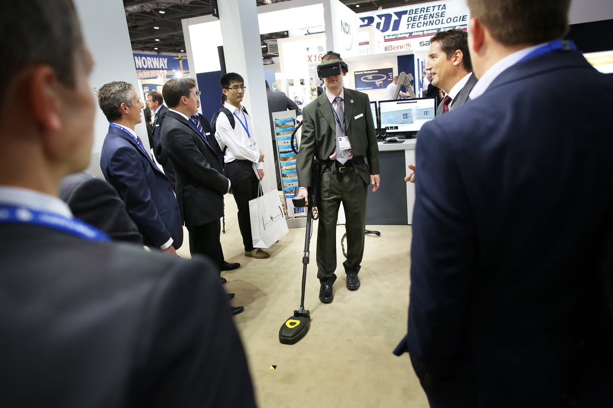 Modern military tech at the London arms expo