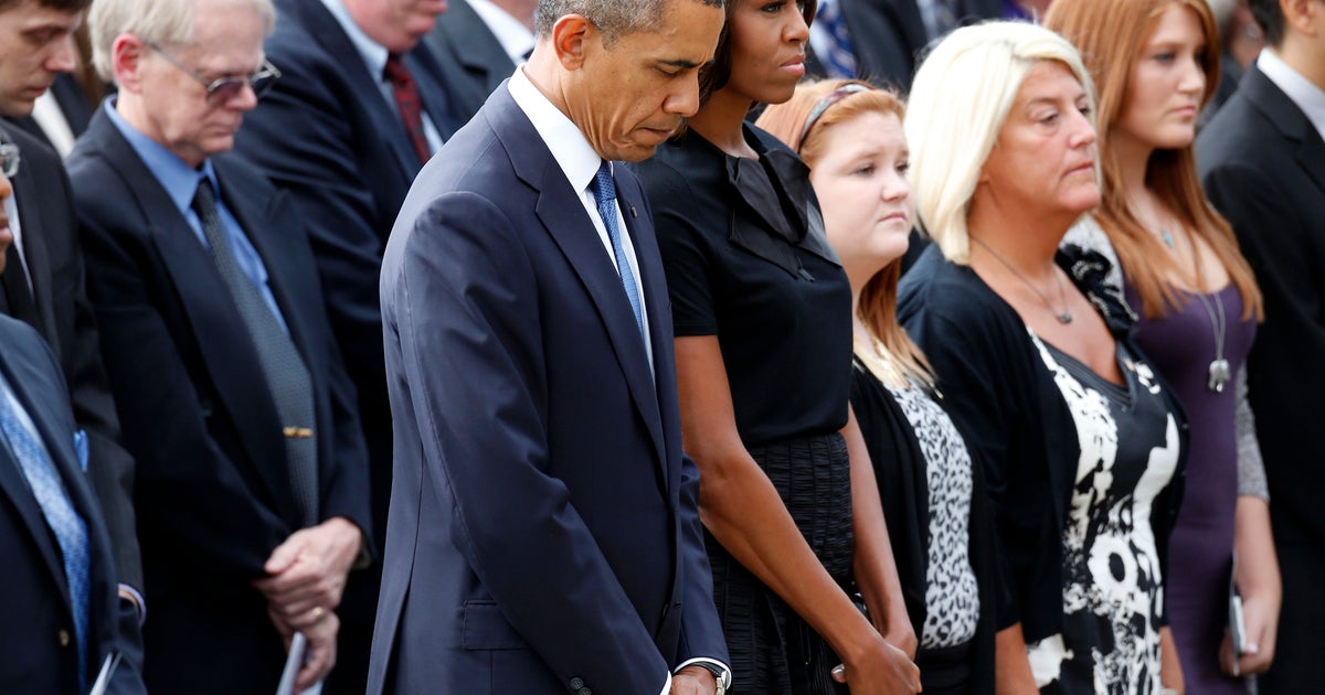 Obama leads mourning for Navy Yard victims - CBS News