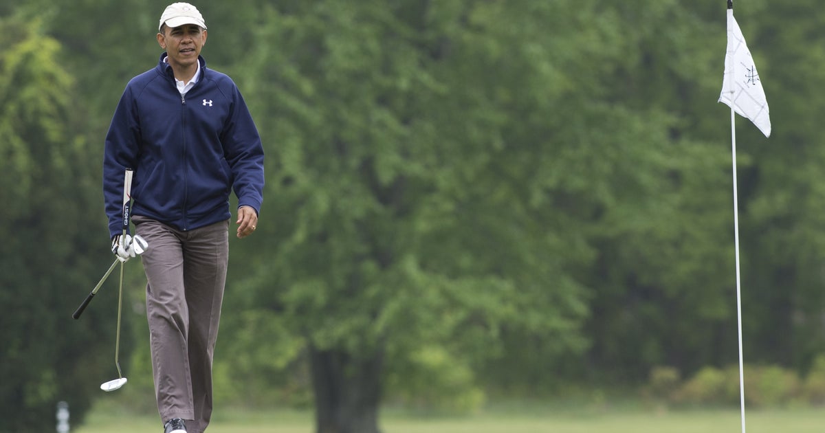 George W. Bush: Obama doesn't deserve criticism for golf outings - CBS News