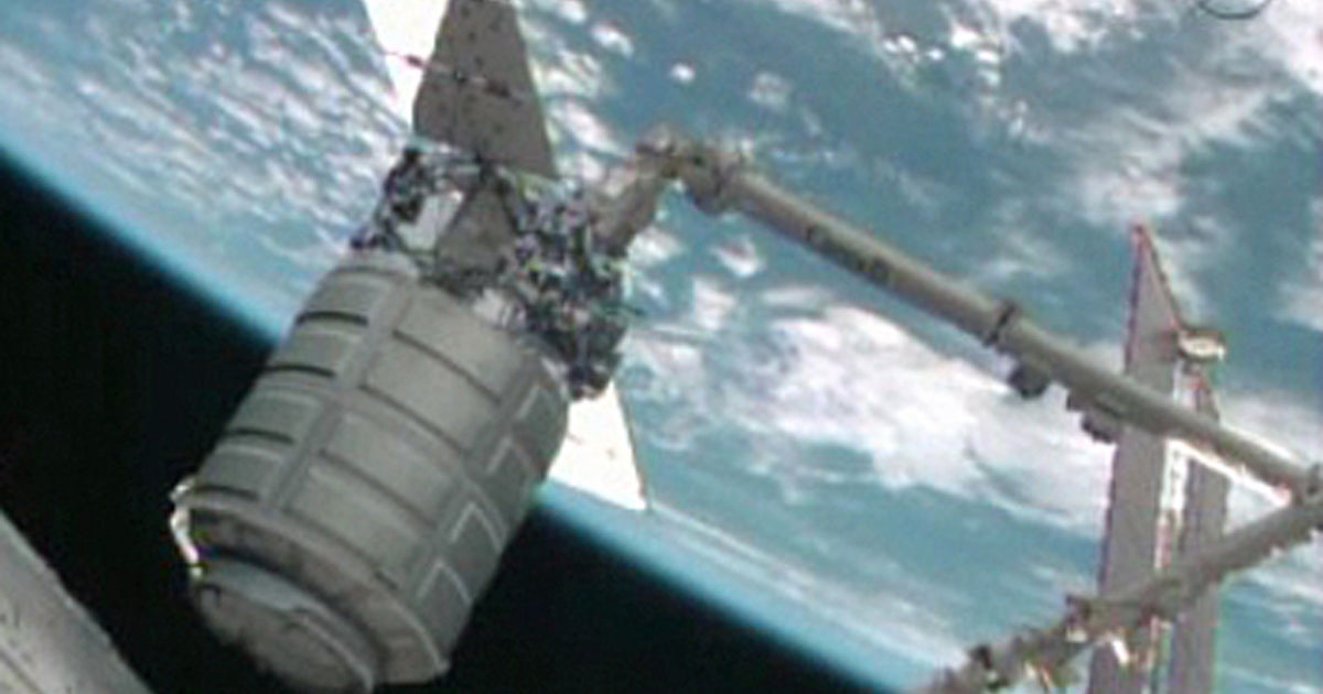 Cygnus cargo ship captured by International Space Station - CBS News