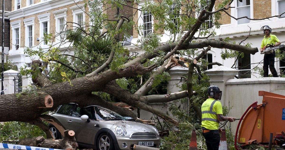 Hurricane-force storm batters Northern Europe - CBS News