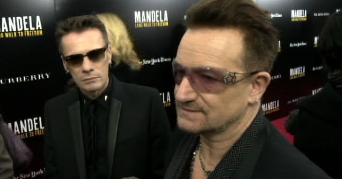 U2 on recording "Ordinary Love" for new "Mandela: Long Walk to Freedom ...