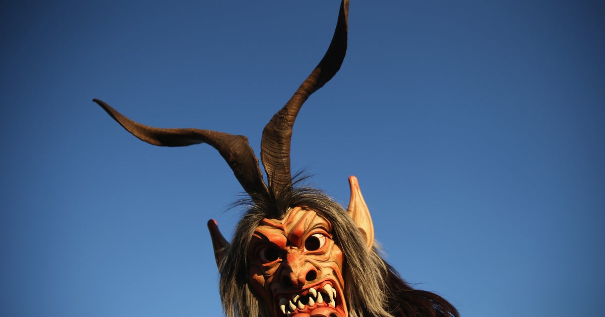 Santa's terrifying companion