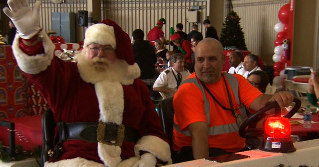 Flight to the North Pole: Children given special trip to Santa's home ...