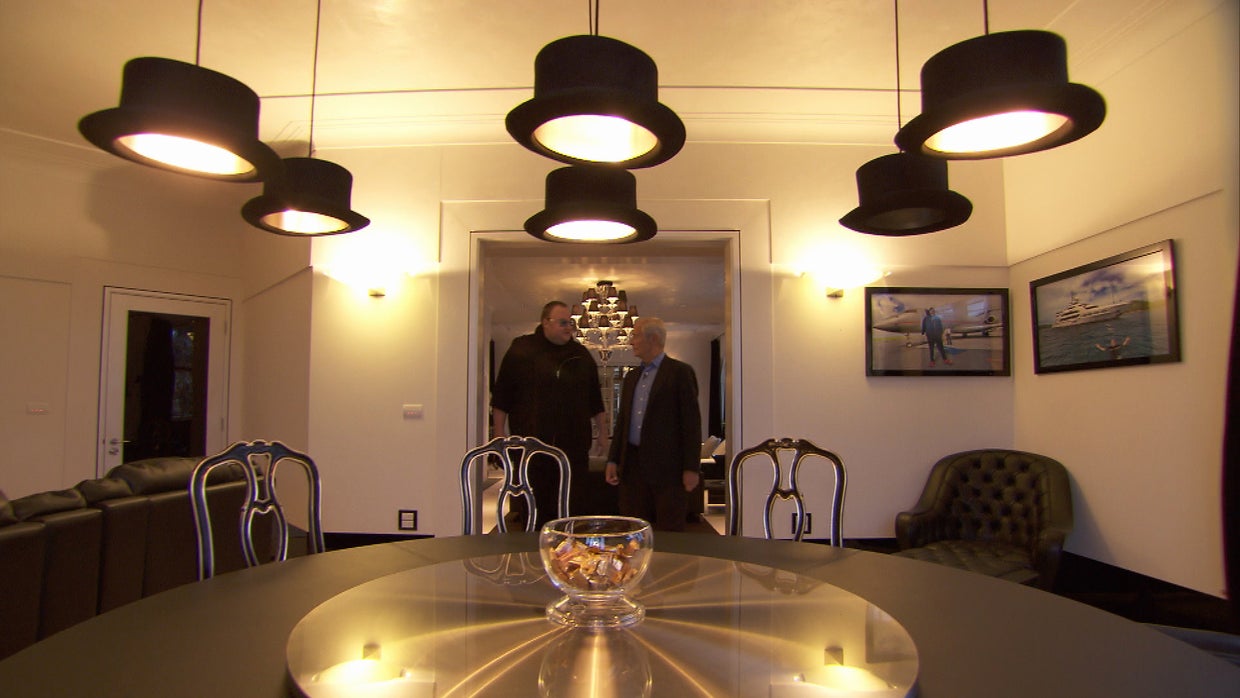 Inside Kim Dotcom's "golden cage" - CBS News