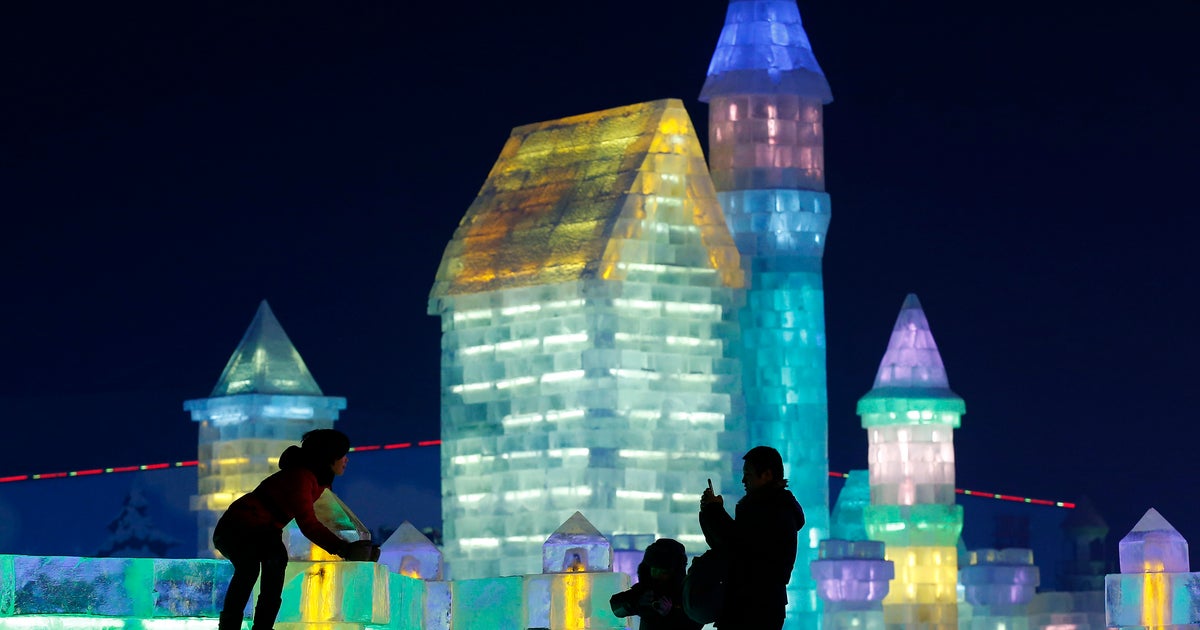 Winter wonderland at ice sculpture festival