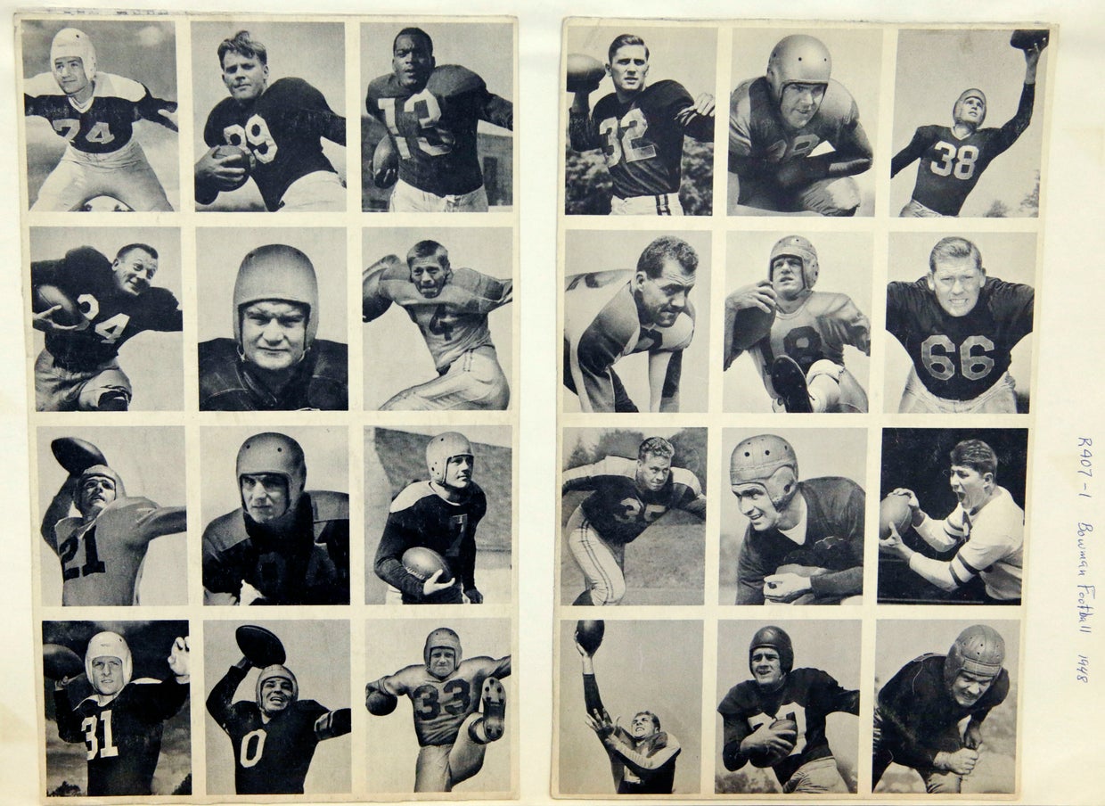 Vintage football cards