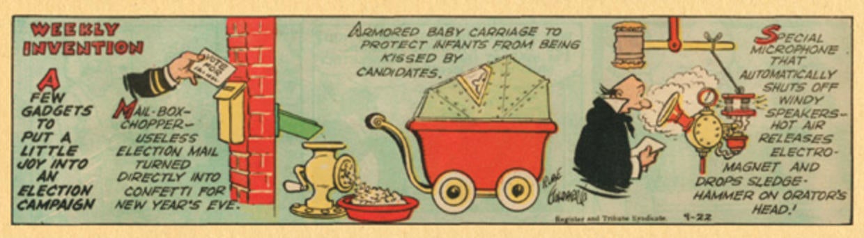 The wacky inventions of Rube Goldberg