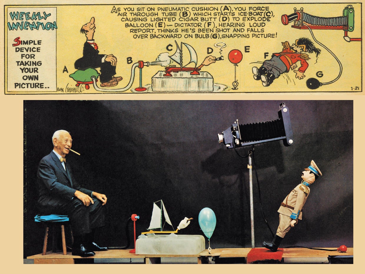 The wacky inventions of Rube Goldberg