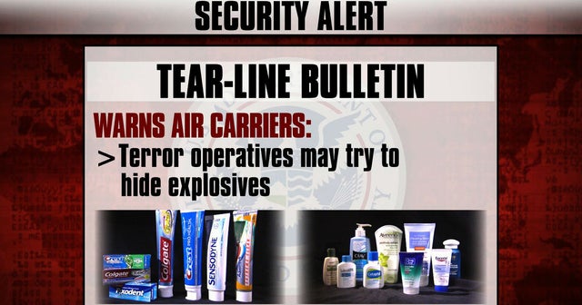 Toothpaste tube threat: Airlines warned explosives may be hidden in ...