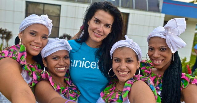 Angie Harmon on being a UNICEF ambassador, "Rizzoli & Isles" - CBS News