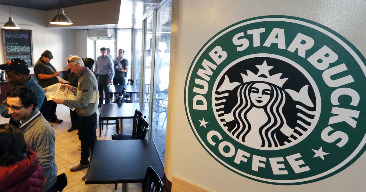"Dumb Starbucks" draws long lines, laughs - CBS News
