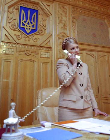 Ukrainian opposition leader Yulia Tymoshenko