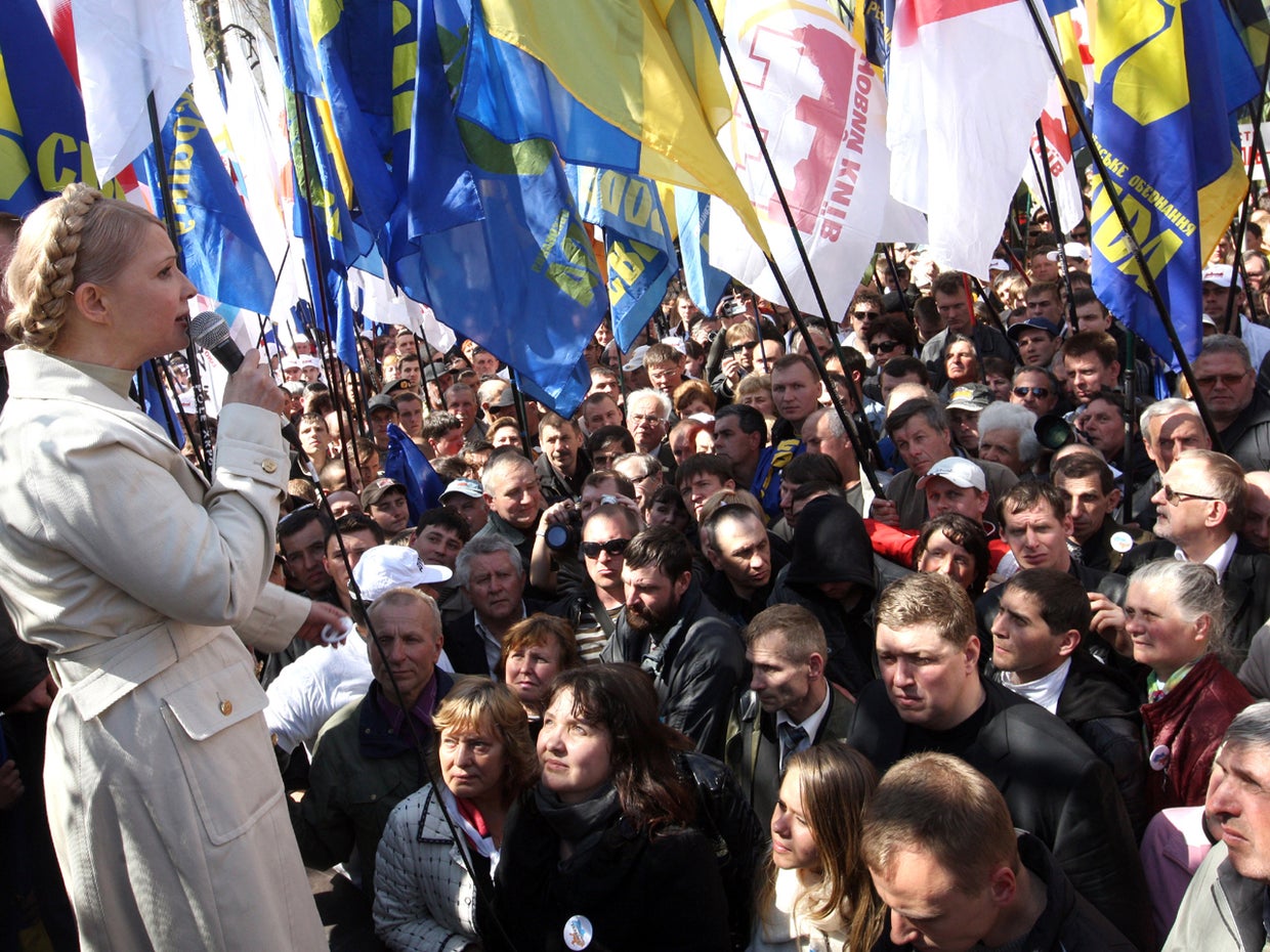 Ukrainian opposition leader Yulia Tymoshenko