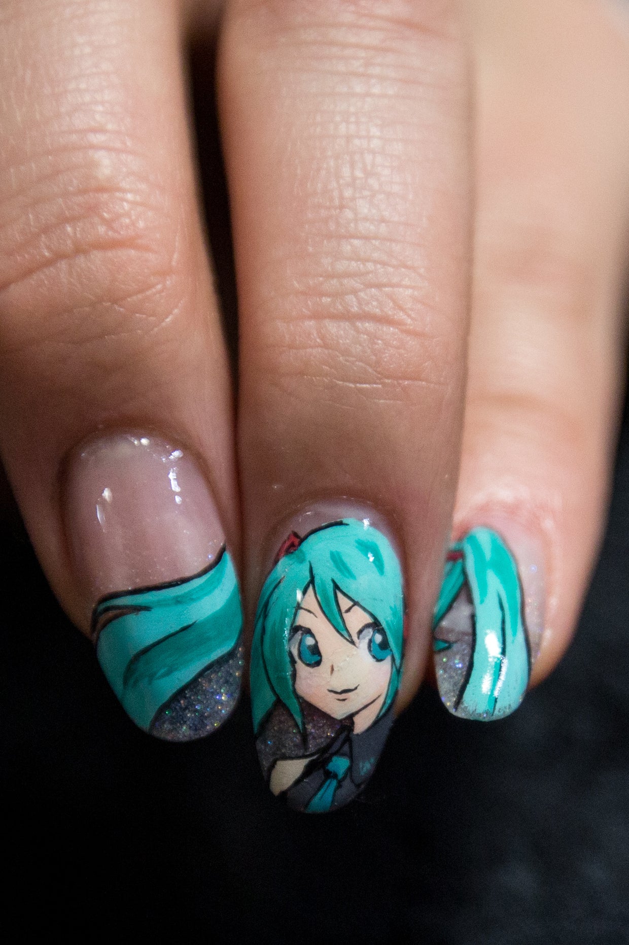 Anime art nails it