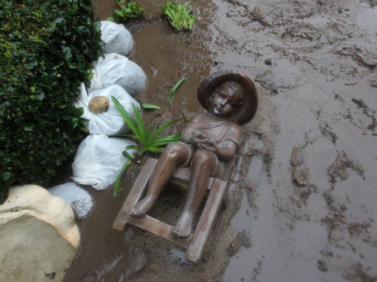 Rain creates rivers of mud in California