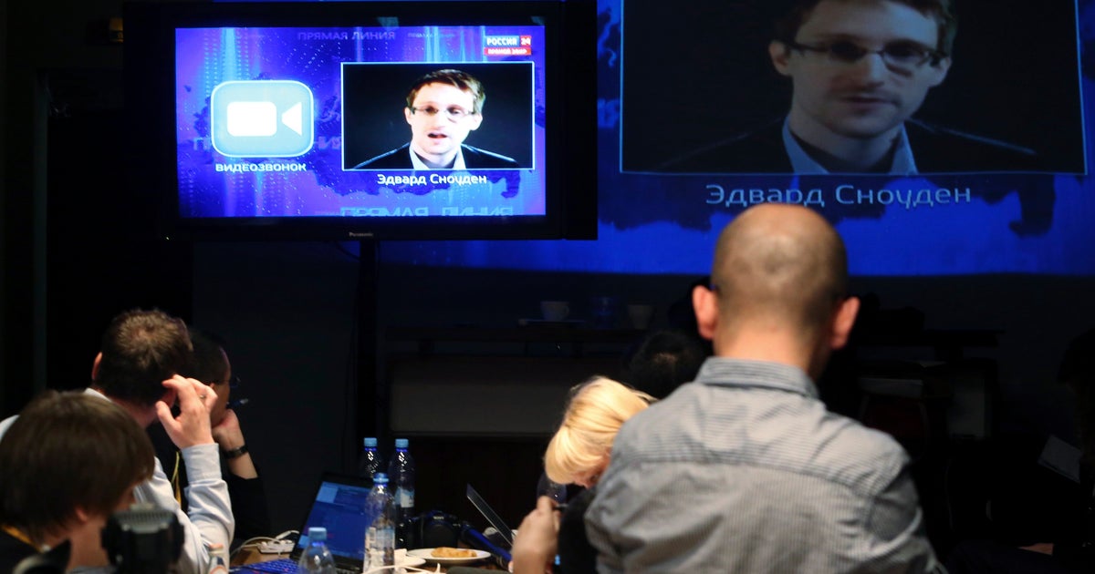 NSA leaker Edward Snowden asks Putin how Russia spies on Russians - CBS ...