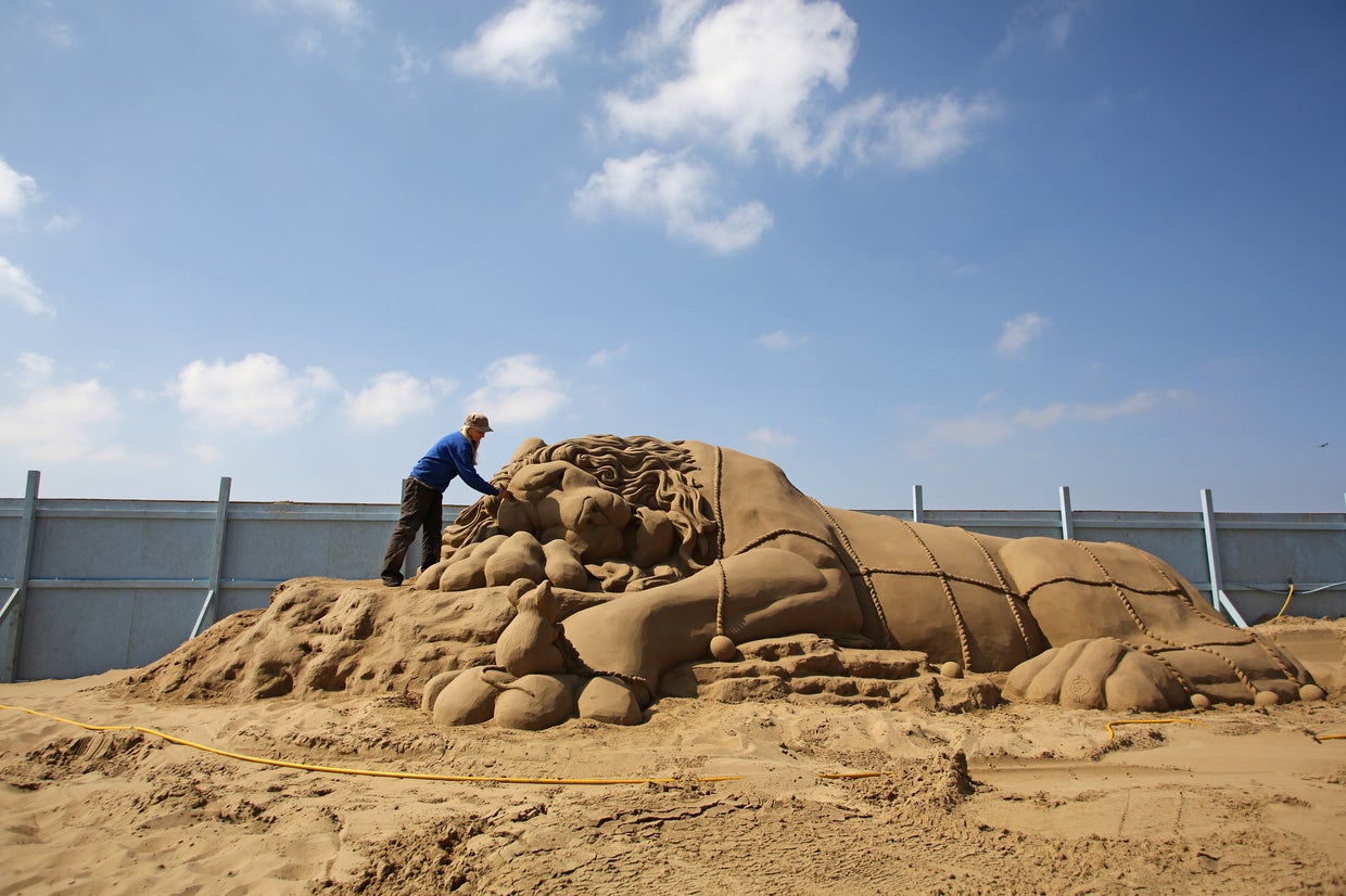 Fantasy sand sculptures