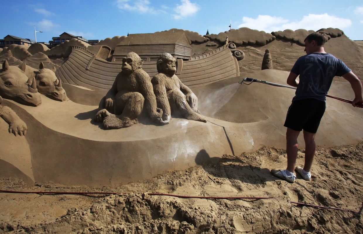 Fantasy sand sculptures