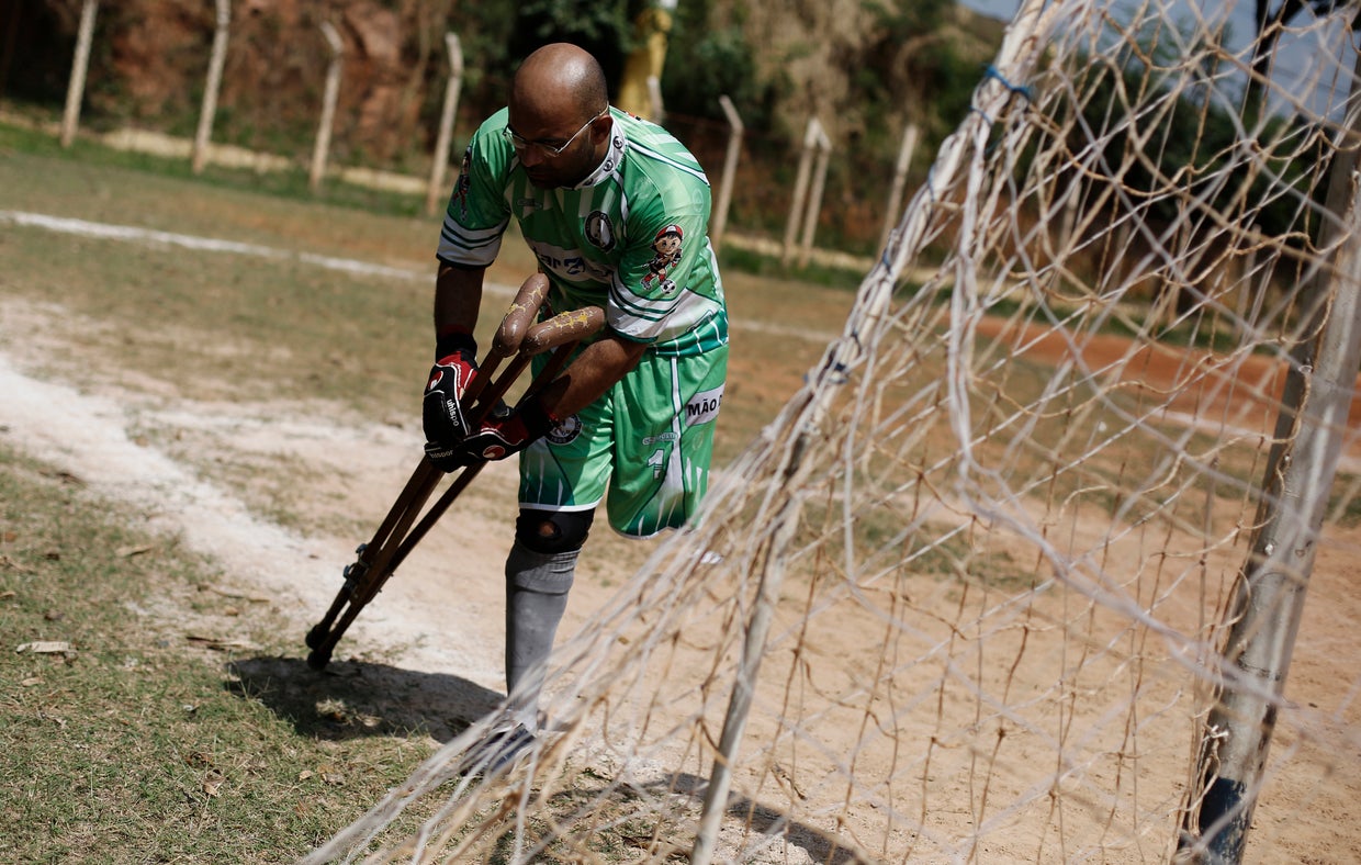 One-legged goalie