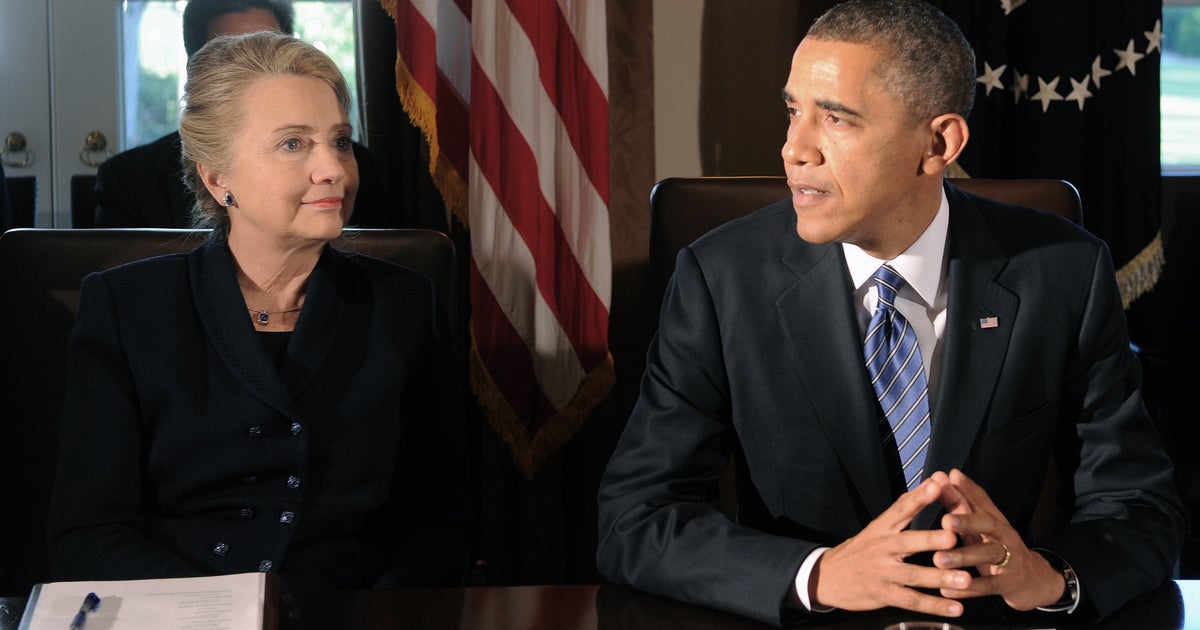 Hillary Clinton's (almost) off-the-record lunch with Obama - CBS News