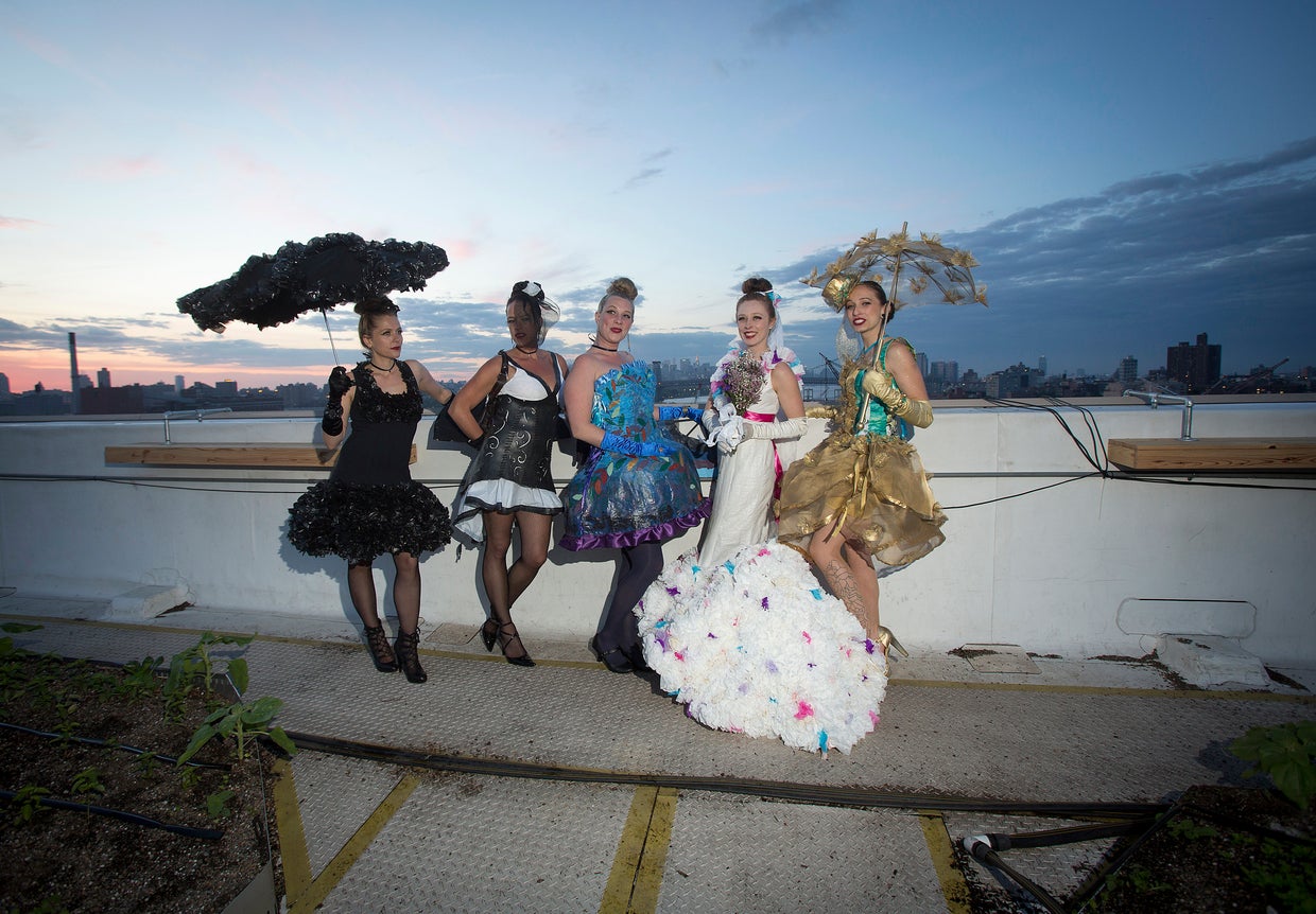 "Trashion" fashion show