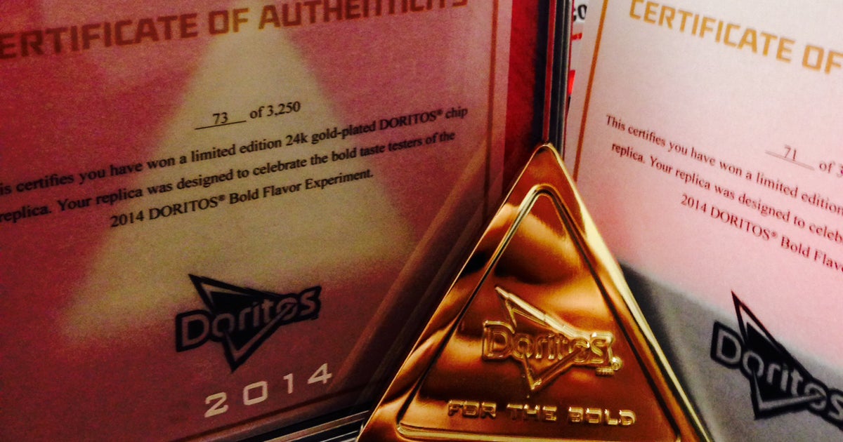 Doritos is giving away thousands of gold-plated chips - CBS News