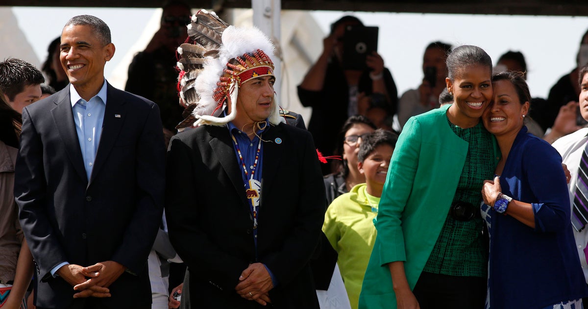Obama makes first visit to Indian Country as president - CBS News