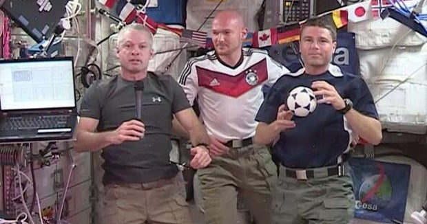 Astronaut captures video of lightning storm from space - CBS News