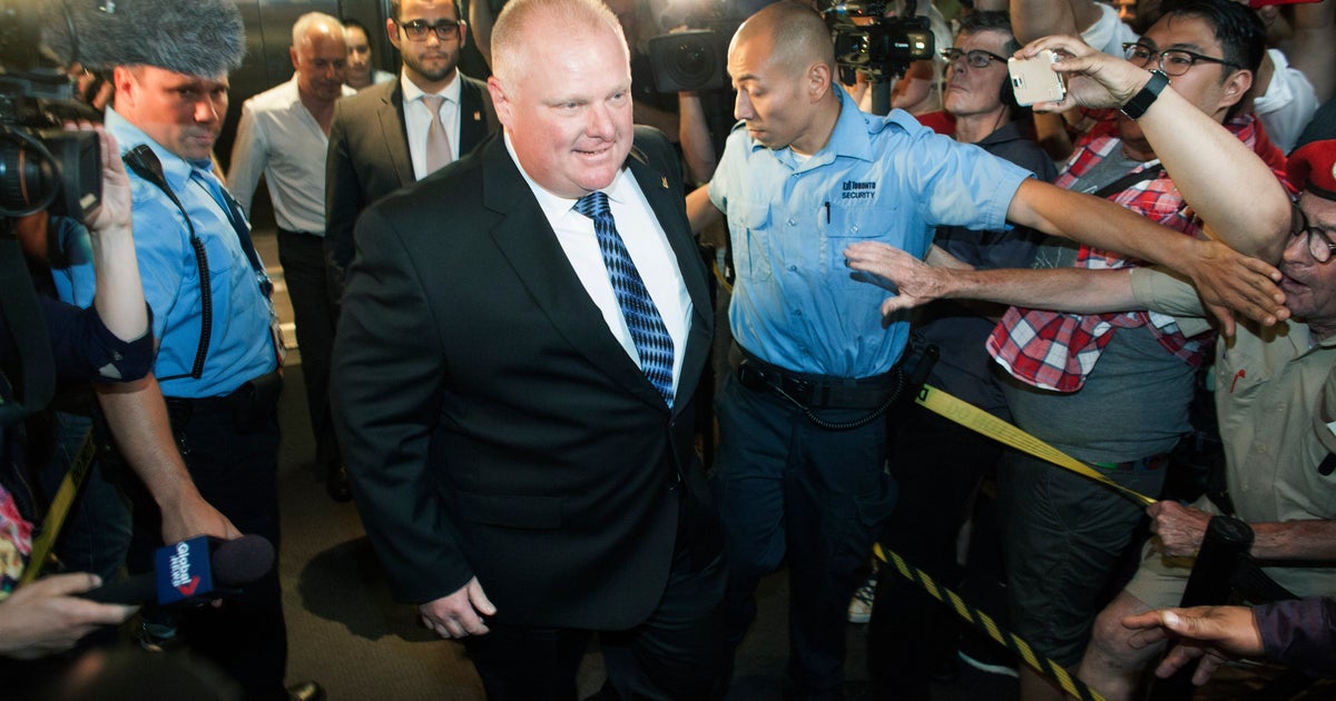 Rob Ford: I've used "every drug you can probably think of" - CBS News