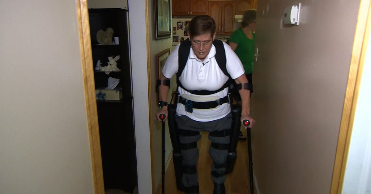 First patient takes ReWalk robotic exoskeleton home - CBS News