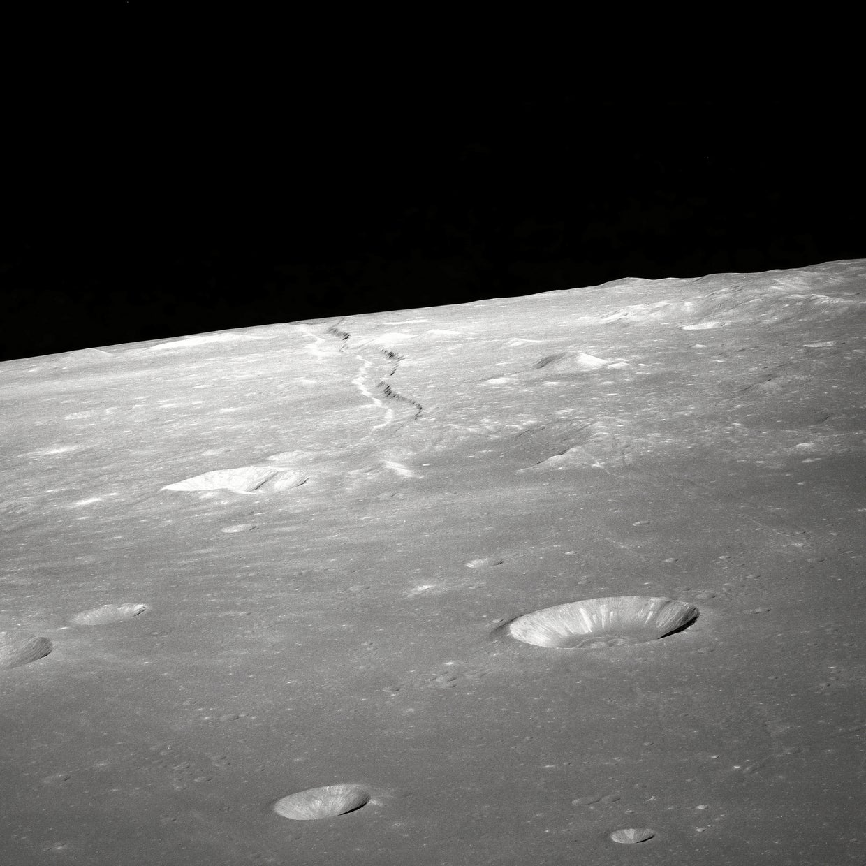 Views of space from Apollo
