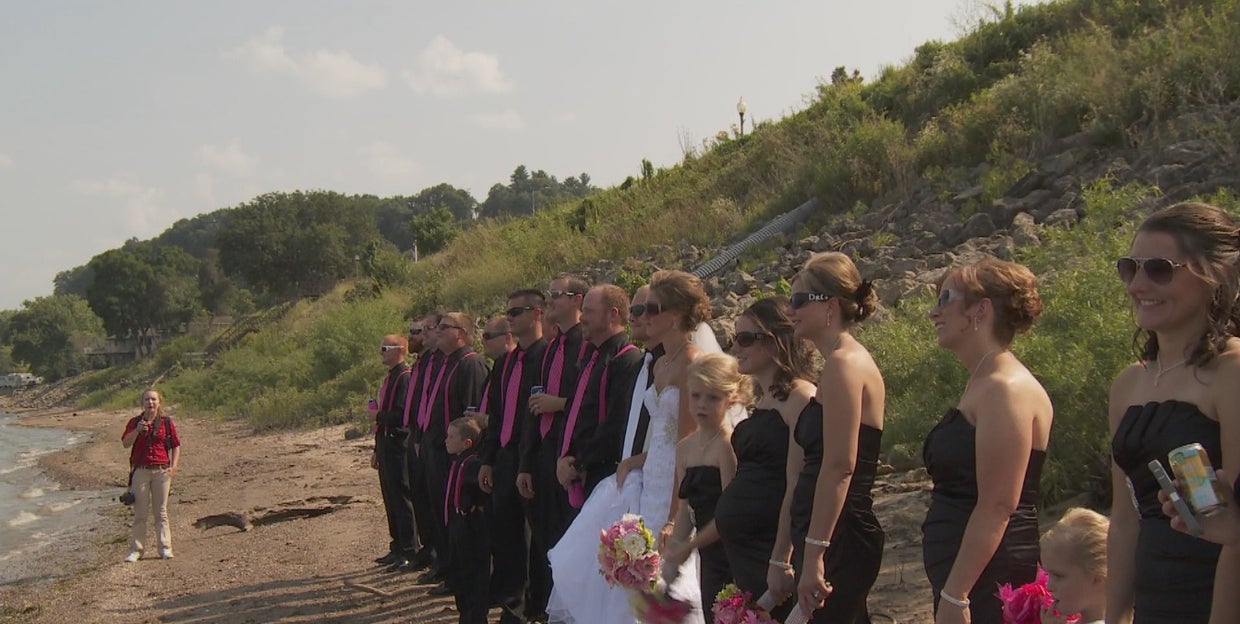 Couples taking wedding photography to new heights with drones - CBS News