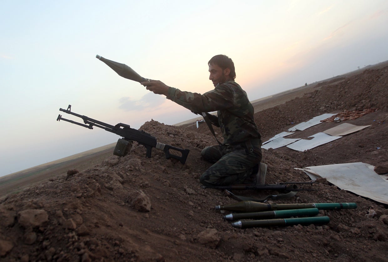 Peshmerga fighters of Iraq