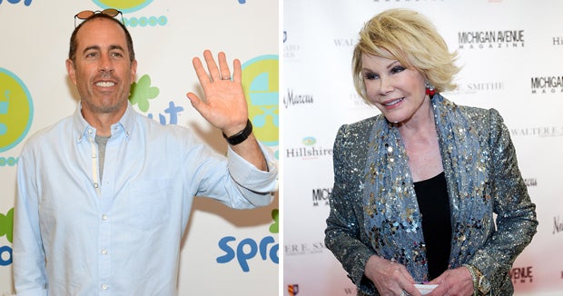 Jerry Seinfeld comes across "heartbreaking" Joan Rivers text - CBS News