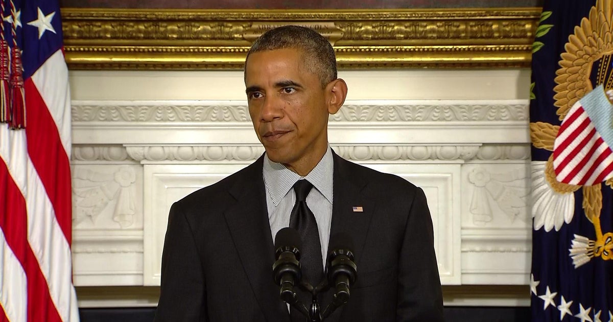 Obama: Vote shows U.S. is united against ISIS - CBS News