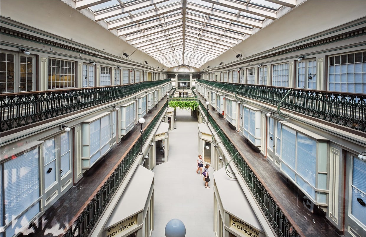 Micro-loft living in America's oldest indoor mall