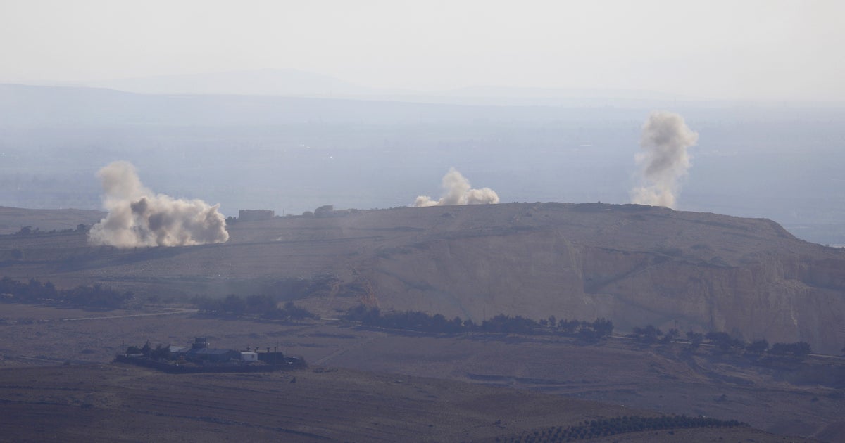 Israel, Syrian elements exchange fire in Golan Heights - CBS News