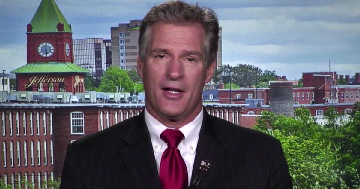 Scott Brown: Elect Republicans to make America "safer" - CBS News
