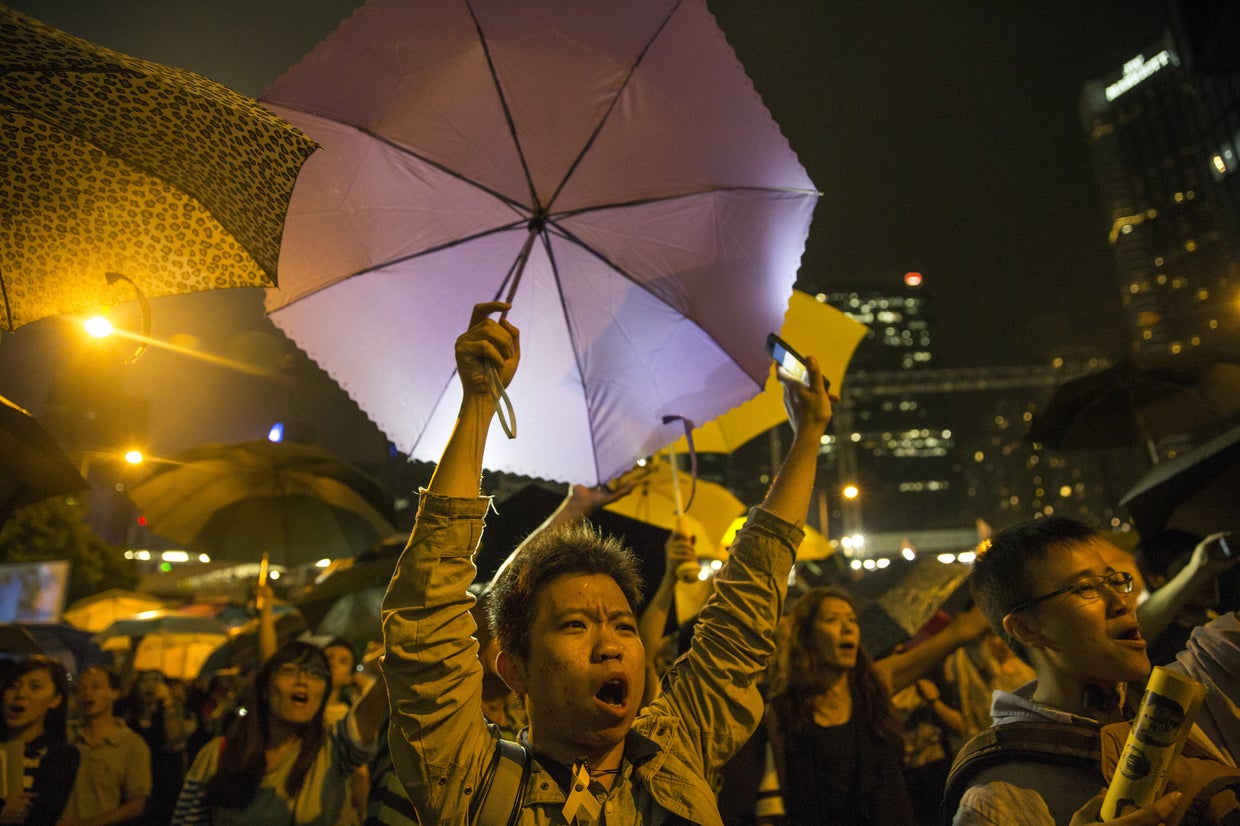 "Umbrella Movement" one-month anniversary