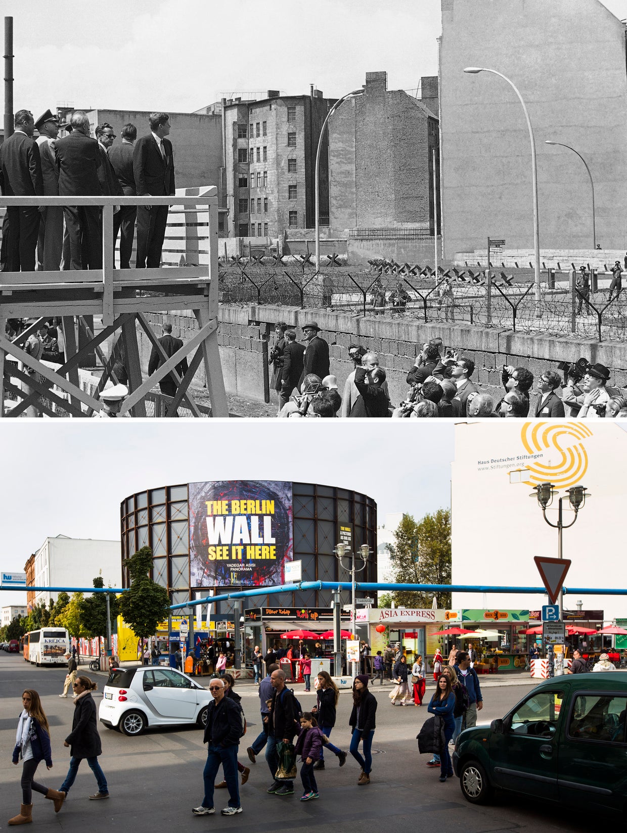 Berlin Wall - Now and Then