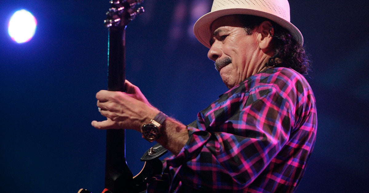 Carlos Santanas' new book about Mexico, memories, music - CBS News