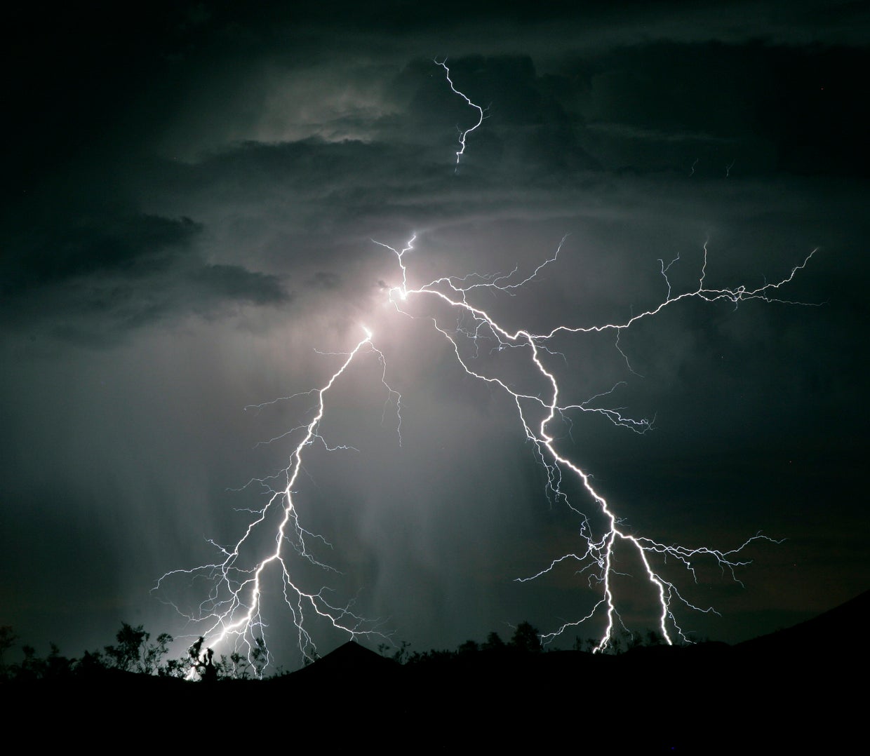 Lightning strikes