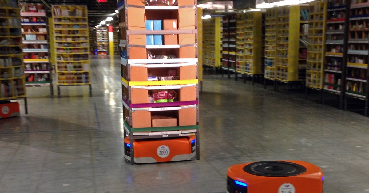 Robots help Amazon fill its holiday orders - CBS News